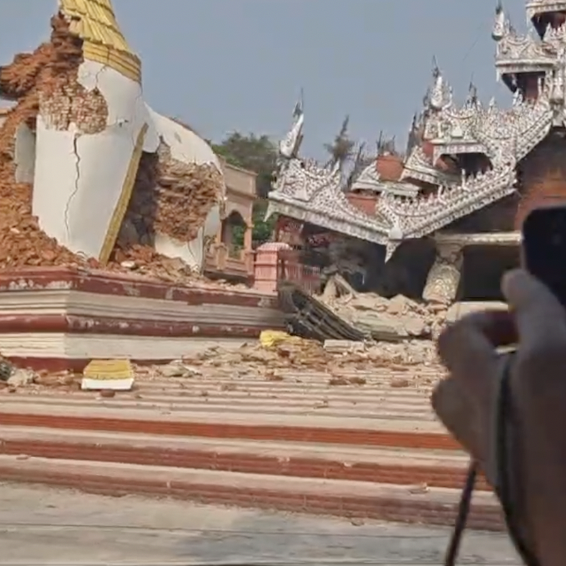Chinese vlogger recalls Mandalay earthquake evacuation experience - CGTN