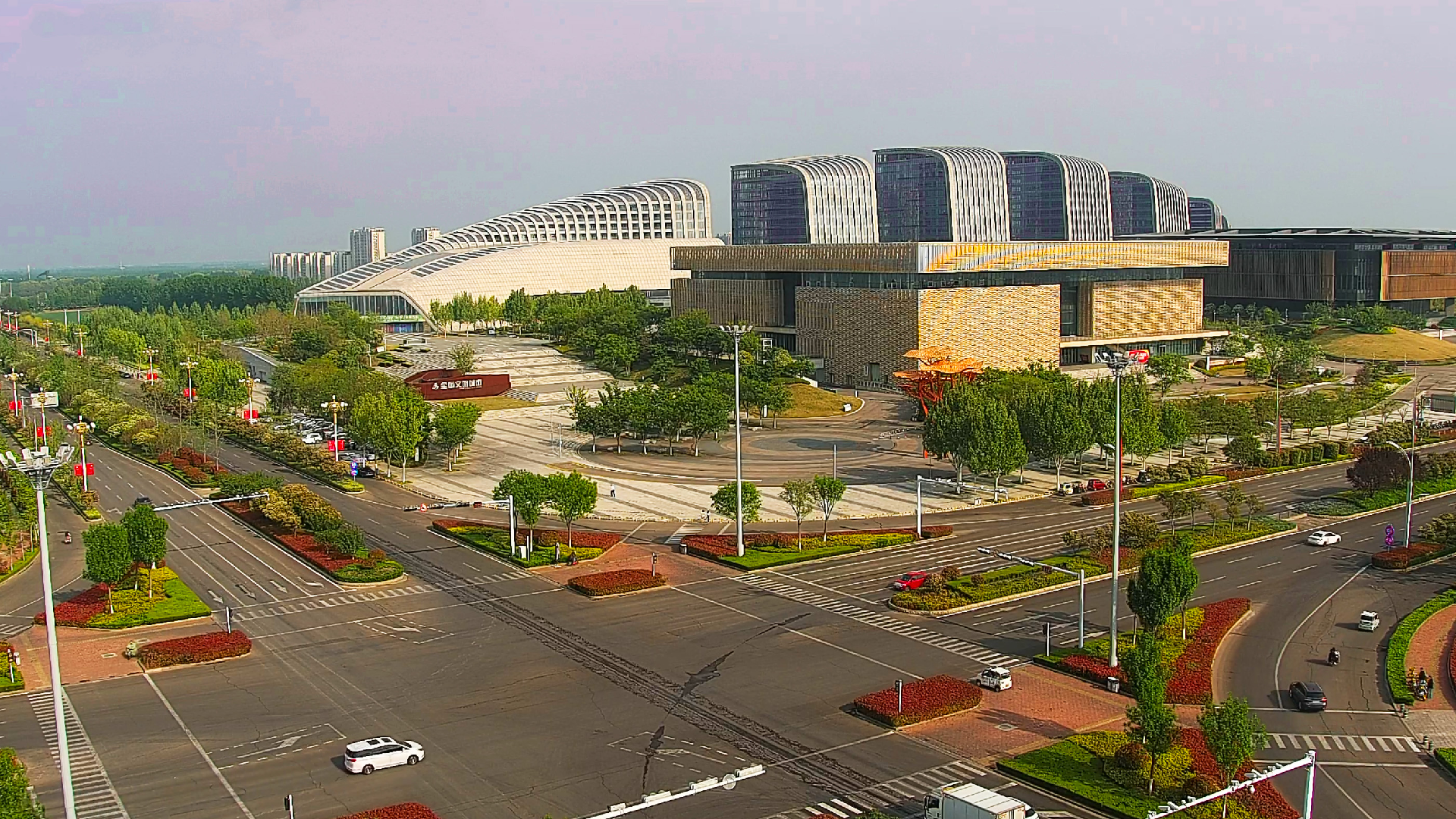 Live: Cultural hub of Jining City with art galleries, library and more ...