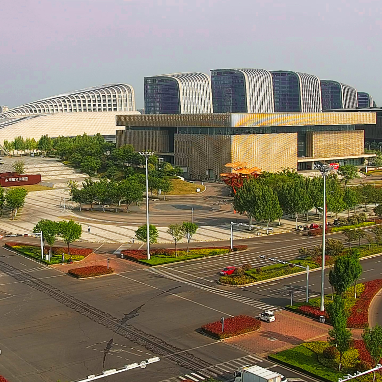 Live: Cultural hub of Jining City with art galleries, library and more ...
