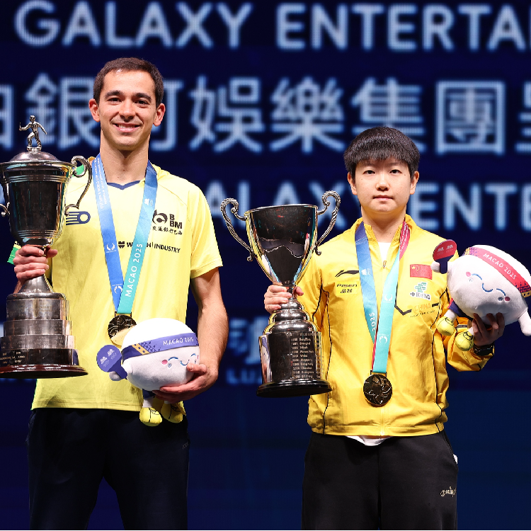 Sun Yingsha retains ITTF World Cup crown, Calderano makes history - CGTN