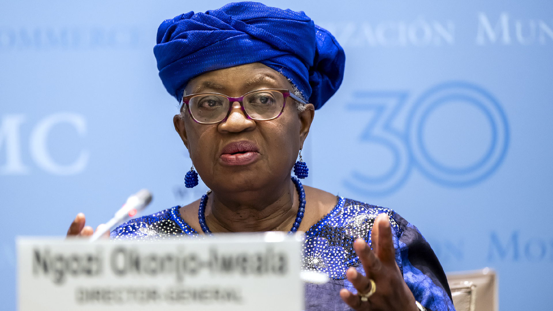 WTO chief welcomes positive outcomes from China-U.S. talks - CGTN