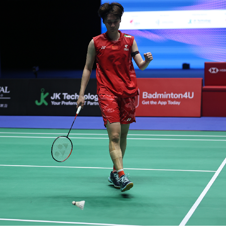 Chen Yufei rallies past Han Yue to reach final at BWF Singapore Open - CGTN