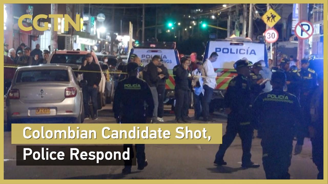 Police respond to shooting of Colombian presidential candidate - CGTN