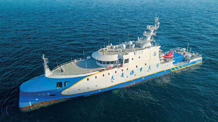 China's smart training ship sets sail for navigation experiment - CGTN