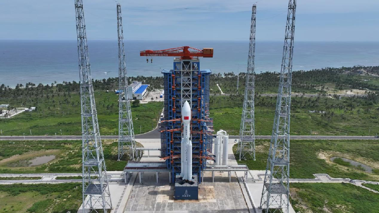 Live: Long March-8A's first launch from Hainan commercial site - CGTN