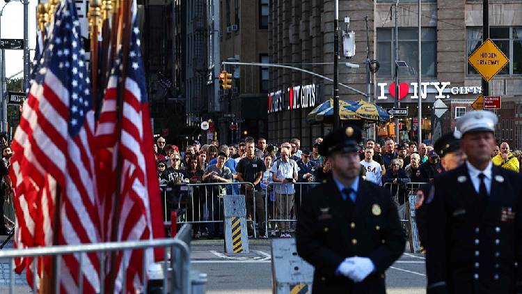 New York marks 9/11 attacks against divided backdrop - CGTN