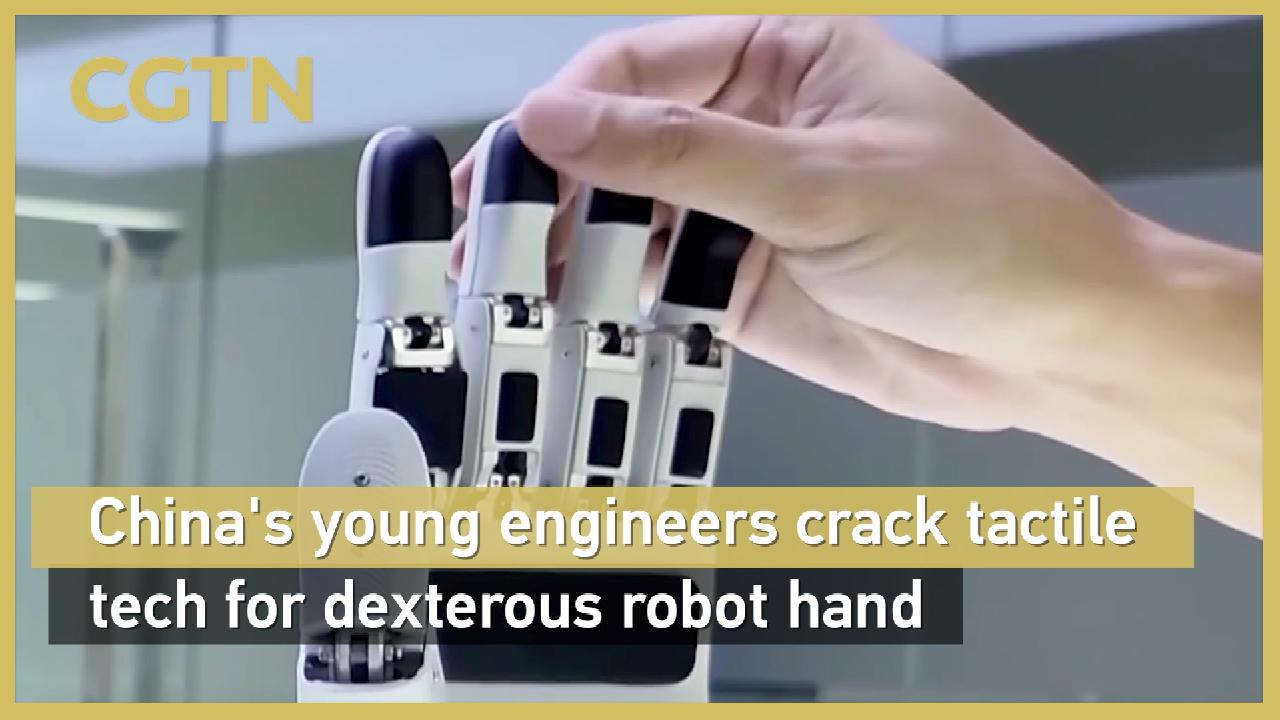 China's young engineers advance tactile tech for dexterous robot hand ...
