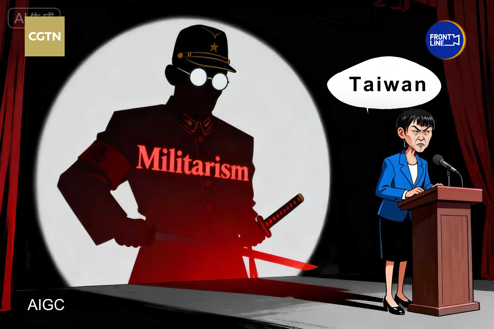 Military shadow of Sanae Takaichi - CGTN