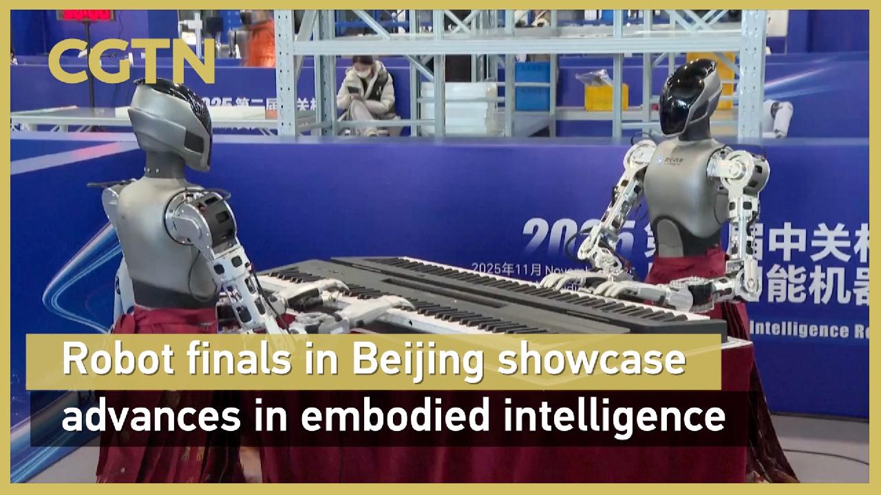 Robot finals in Beijing showcase advances in embodied intelligence - CGTN