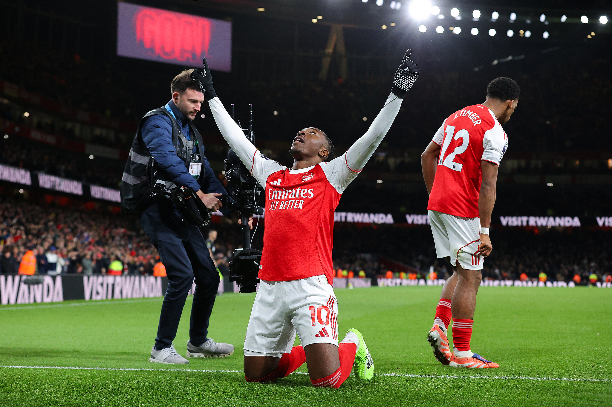 Eze's hat-trick fuels Arsenal's derby rout of Spurs in Premier League - CGTN