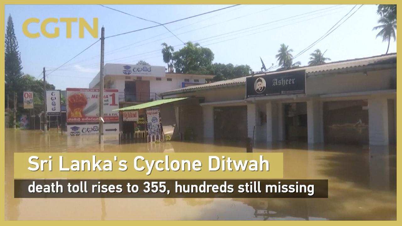 Sri Lanka's Cyclone Ditwah death toll rises to 355, hundreds still ...