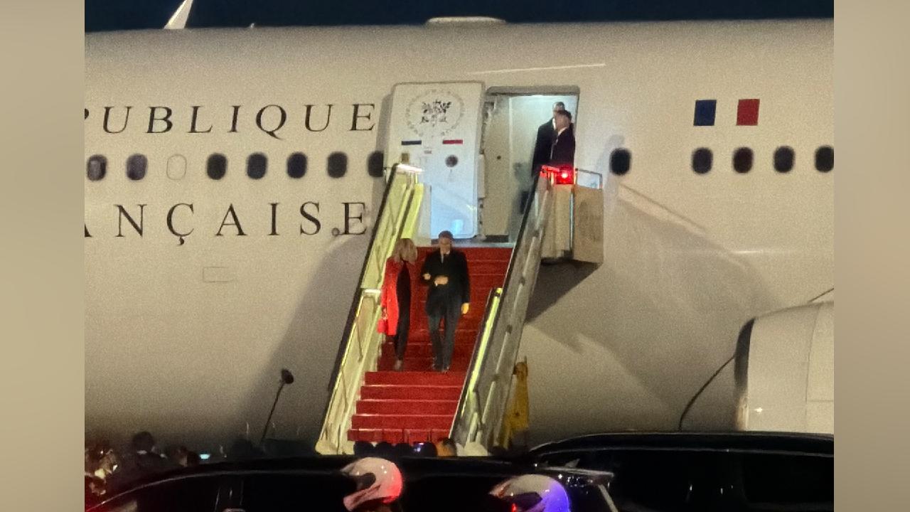 French President Emmanuel Macron arrives in Beijing for state visit - CGTN
