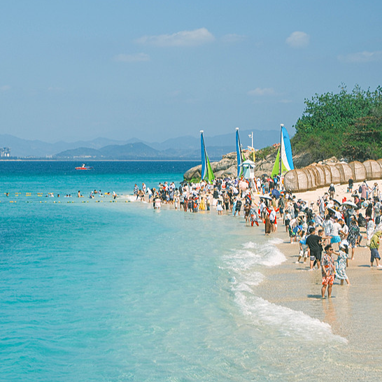 Live: Breathtaking scenery of Hainan Wuzhizhou Island Tourist Area - CGTN
