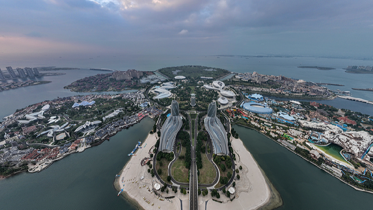 Live: Enjoy graceful views of Ocean Flower Island in Danzhou, Hainan - CGTN