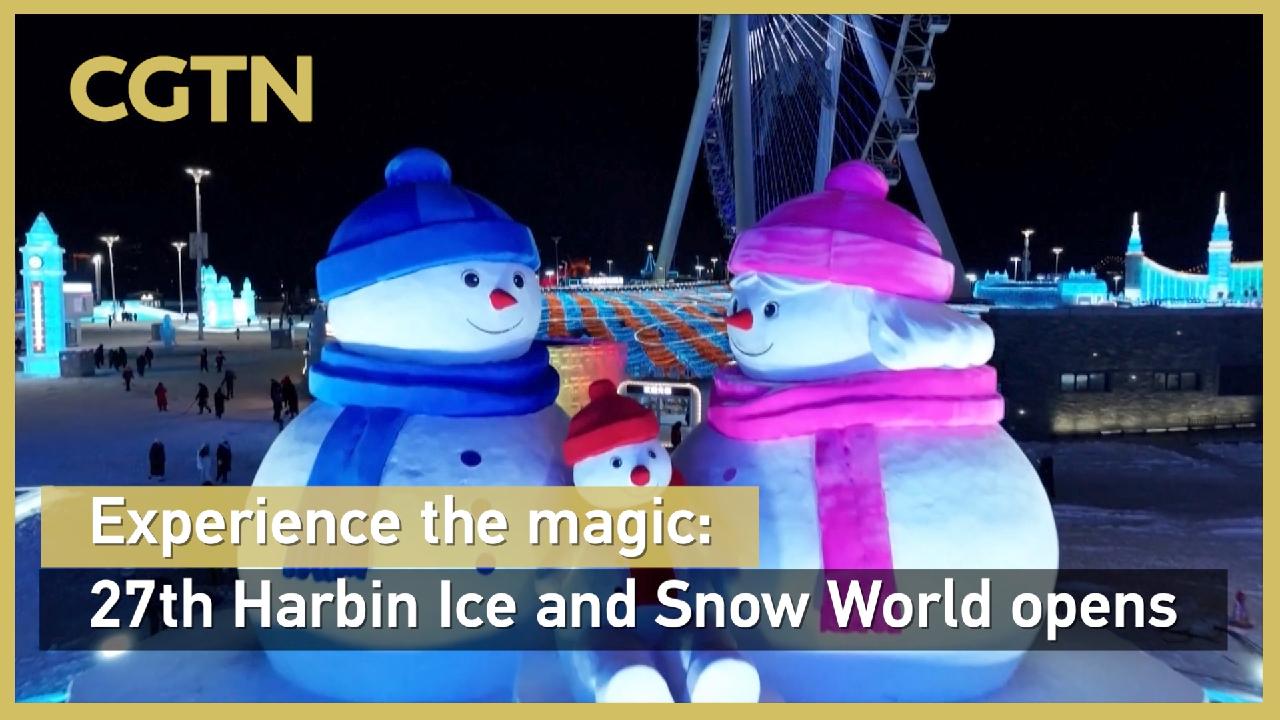 Experience the magic: 27th Harbin Ice and Snow World opens - CGTN