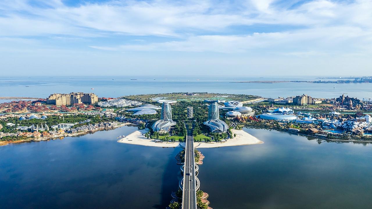 Live: Enjoy graceful views of Ocean Flower Island in Danzhou, Hainan - CGTN