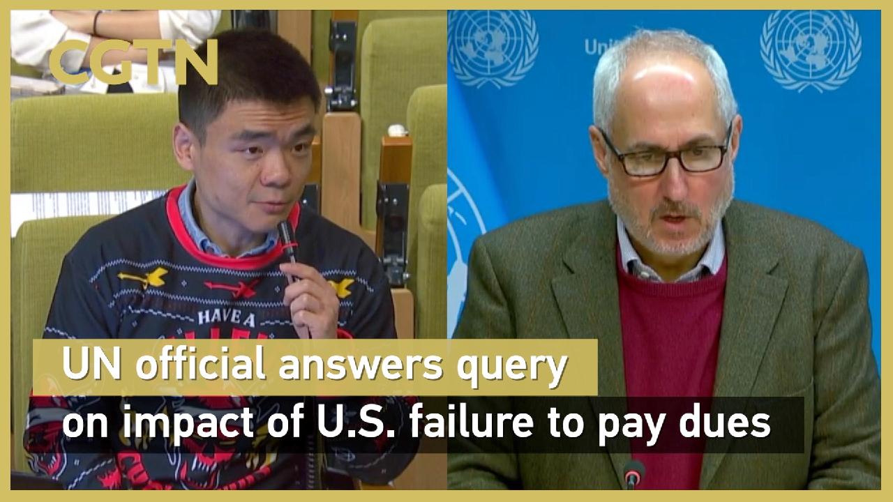 UN official answers query on impact of U.S. failure to pay dues - CGTN