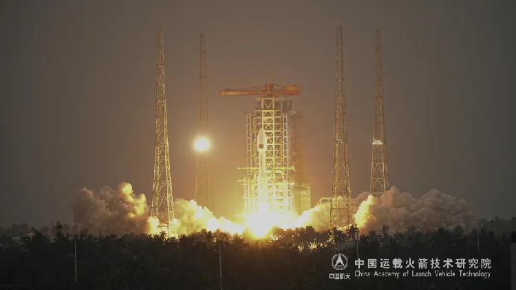 China's Long March-8A rocket launches internet satellites - CGTN