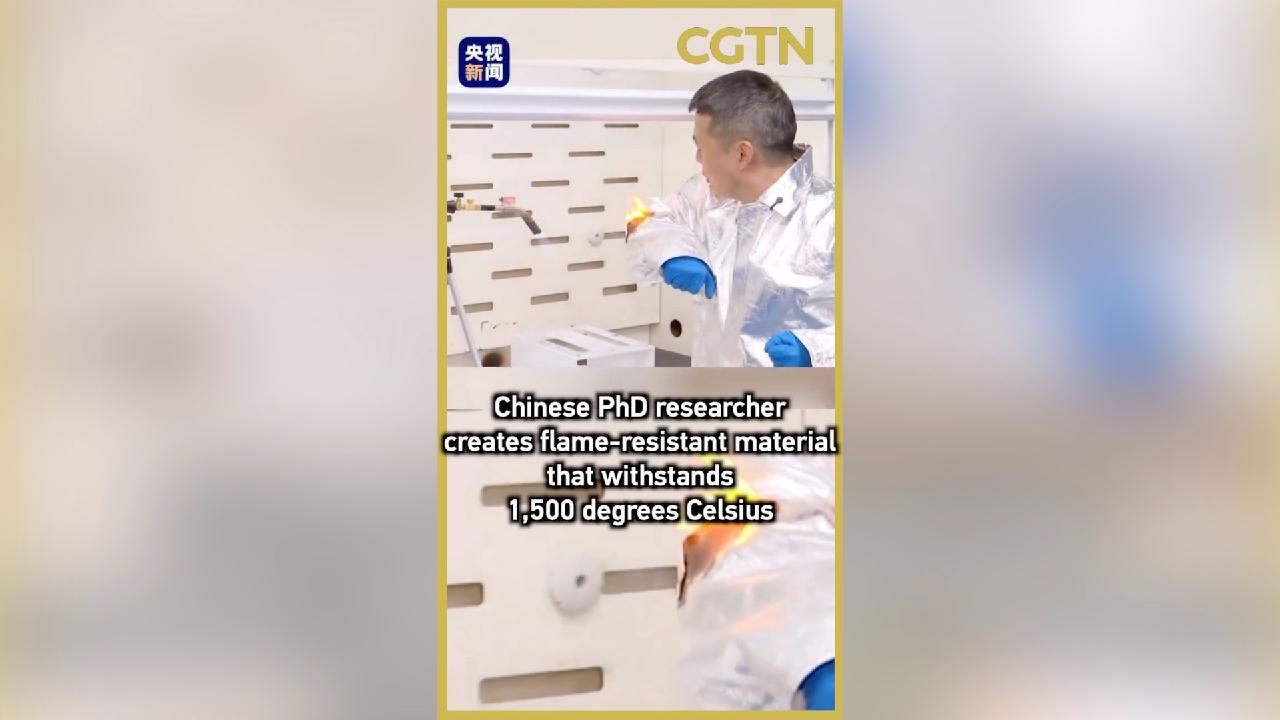 Chinese PhD researcher creates a new type of flame-resistant material ...