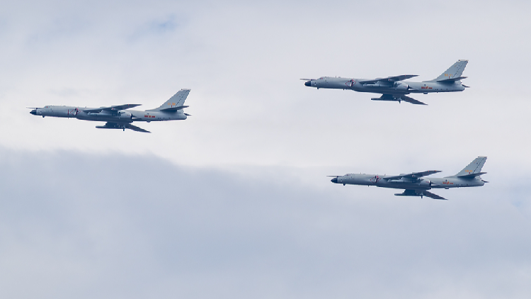 PLA bomber task forces conduct patrols to the east of Taiwan island - CGTN