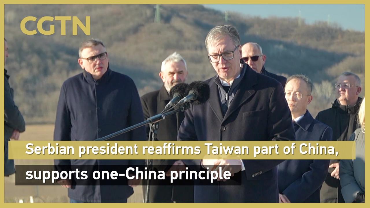 Vucic reaffirms Taiwan part of China, supports one-China principle - CGTN