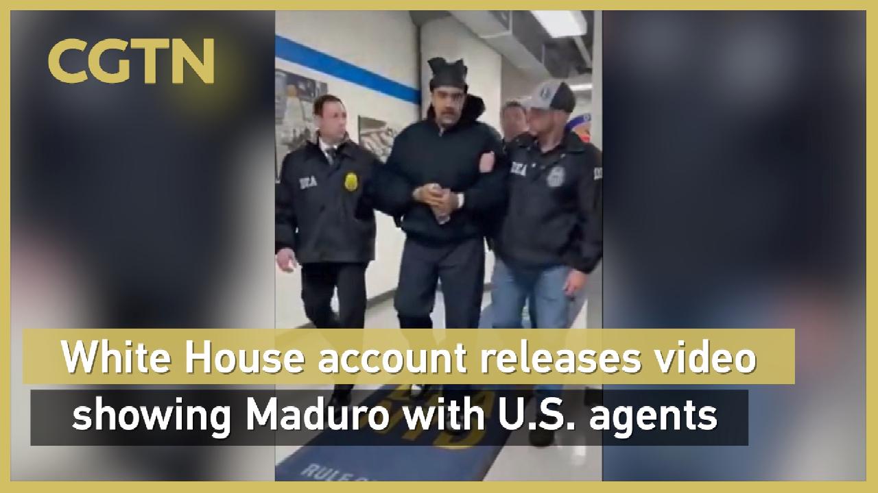 White House account releases video showing Maduro with U.S. agents - CGTN