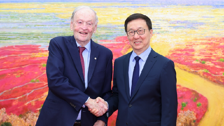 Chines VP Han Zheng meets with former Canadian PM Jean Chrétien - CGTN