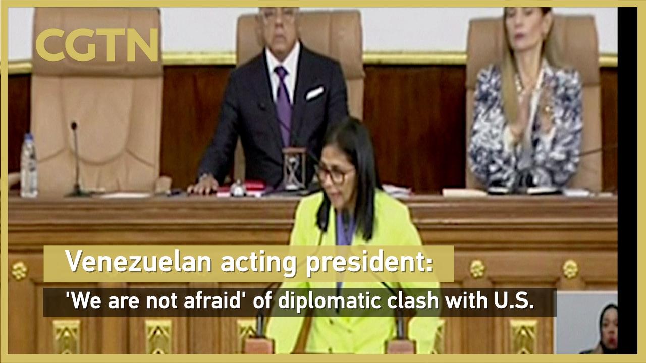 Delcy Rodriguez: Venezuela 'not afraid' of diplomatic clash with U.S ...