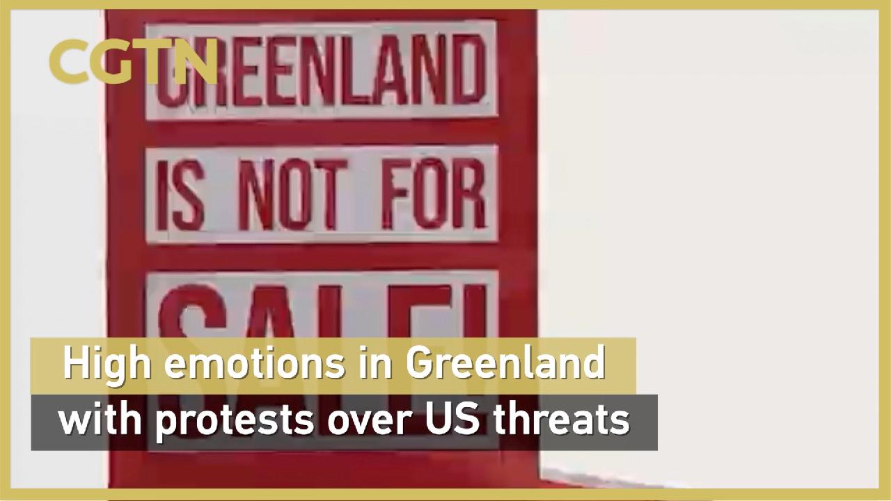 High emotions in Greenland with protests over U.S. threats - CGTN