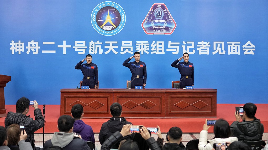 China's Shenzhou-20 return capsule lands, concluding historic mission ...