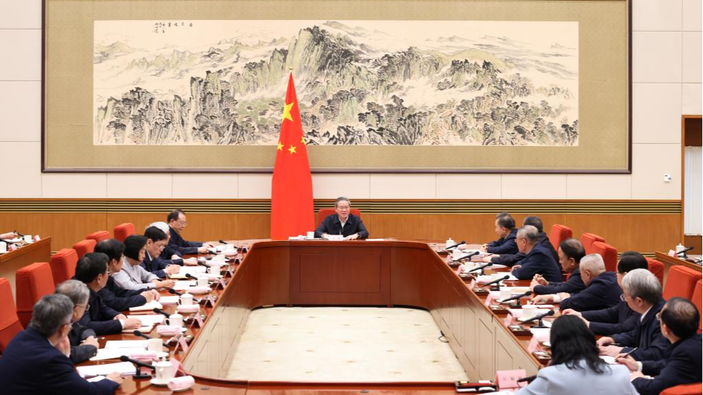 Premier Li chairs symposium on draft gov't work report, five-year plan ...