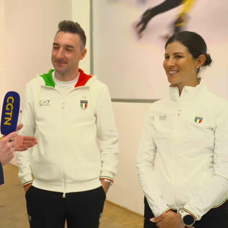Summer Olympians Viviani and Cecchini share love of Winter Olympics - CGTN
