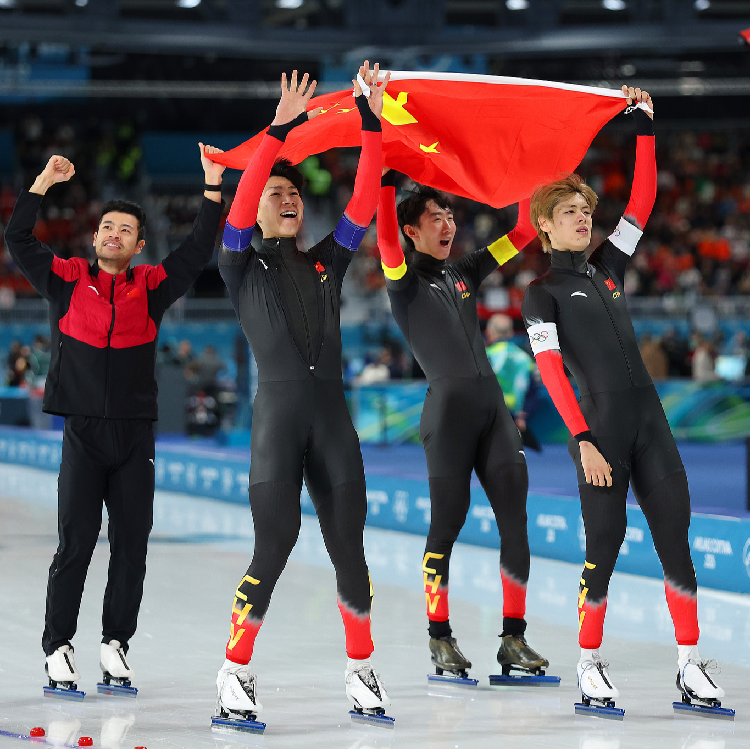 China earns team pursuit bronze in speed skating at 2026 Winter Games ...