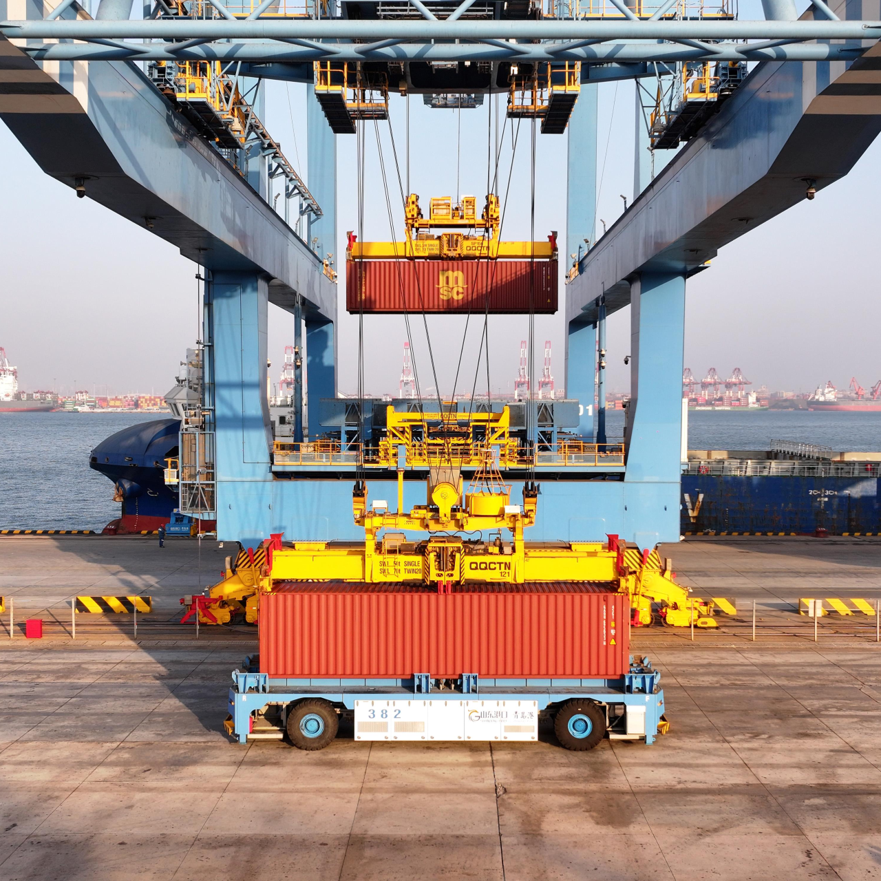 China completes full-process unmanned container ship operation - CGTN