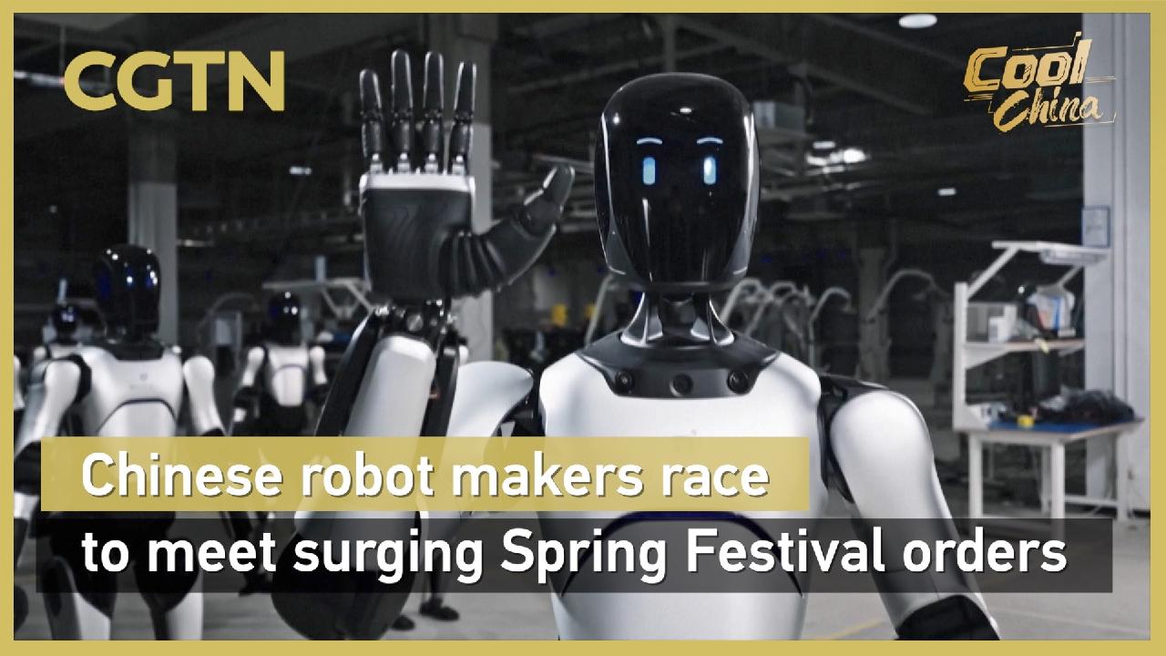 Chinese robot makers race to meet surging Spring Festival orders - CGTN