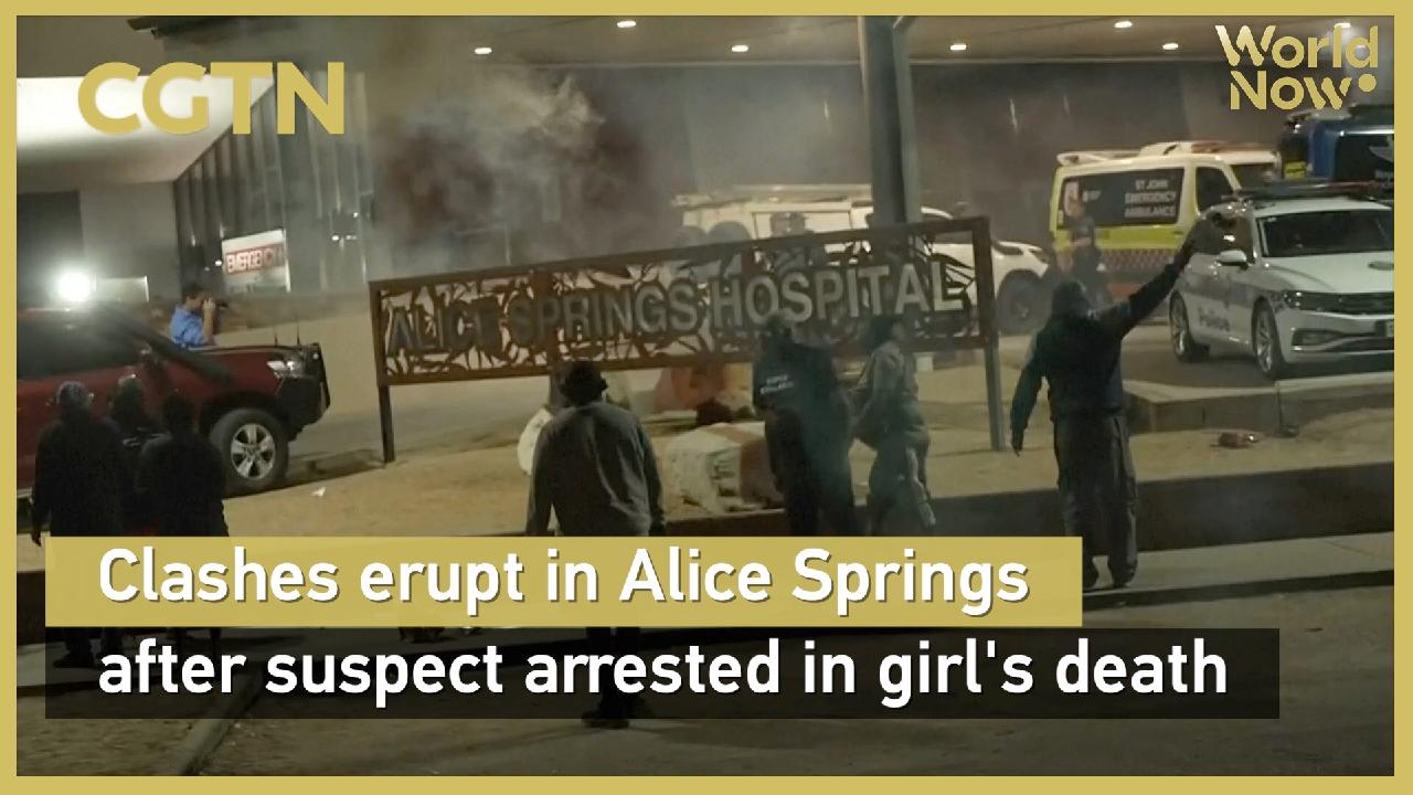 Clashes erupt in Alice Springs after suspect arrested in girl's death ...