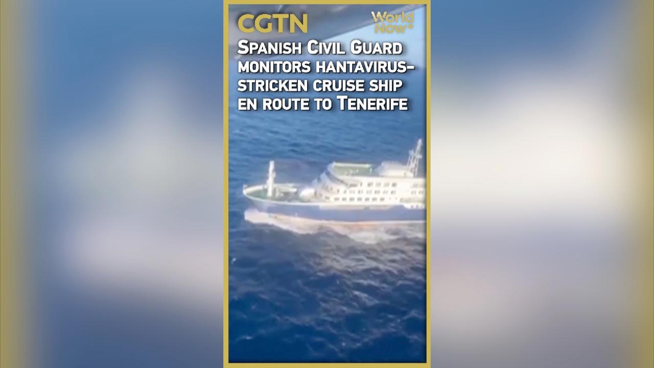 Spanish Civil Guard monitors hantavirus-stricken cruise ship en route ...