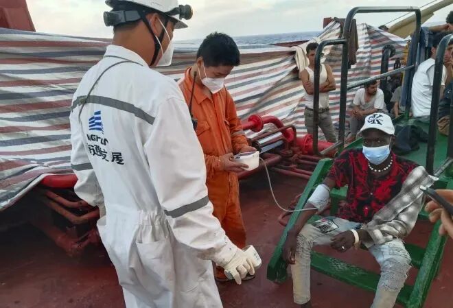 Chinese vessel rescues 41 people in distress in Mediterranean - CGTN