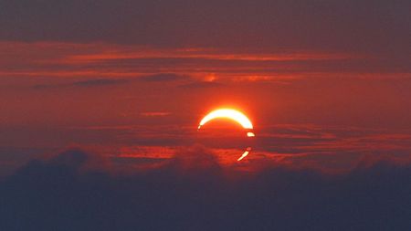 How to capture the last annular solar eclipse of the year? - CGTN