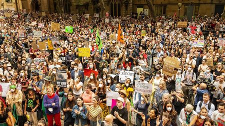 Thousands rally in Sydney demanding action on climate change - CGTN