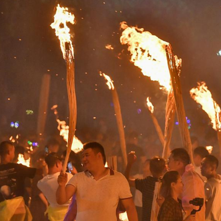 Torch festival held in SW China - CGTN