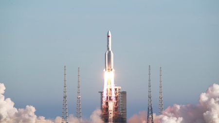 Live: Press conference on launch of heavy-lift rocket Long March-5B - CGTN