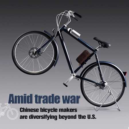Amid trade war, Chinese bike makers diversify beyond the U.S. - CGTN