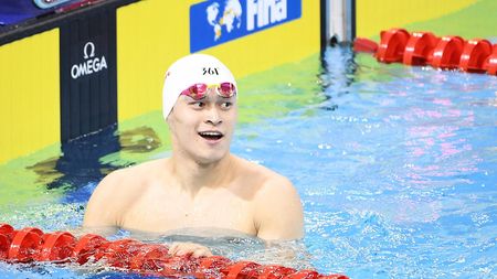China's Sun Yang claims silver in his first race of year - CGTN