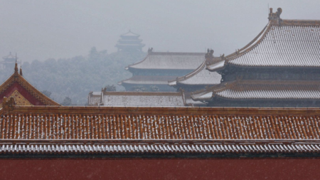 Beijing embraces its second snowfall this winter - CGTN