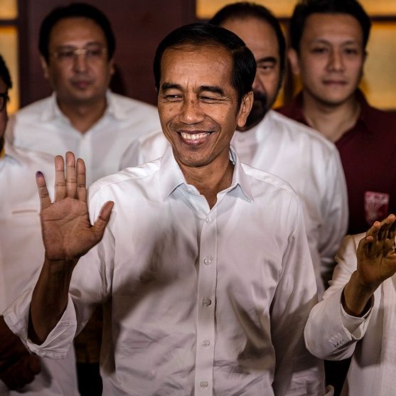 Widodo re-elected as Indonesia's president - CGTN