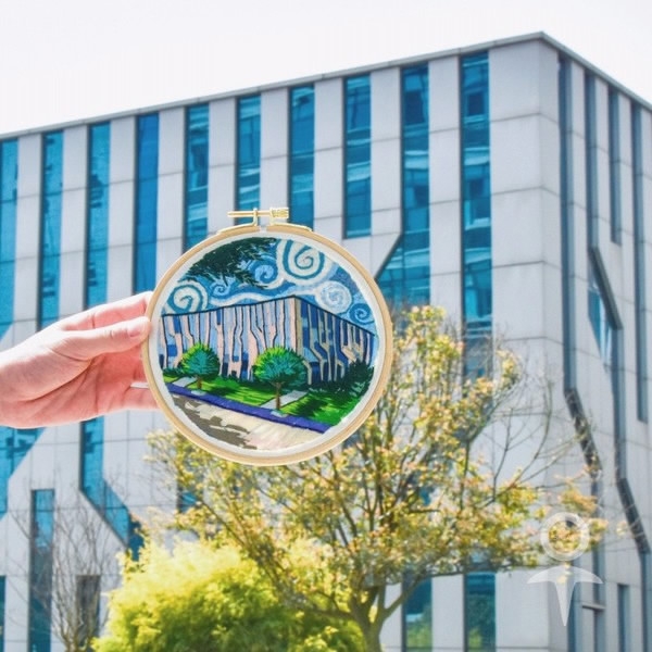 College student wows public with fine embroidery - CGTN