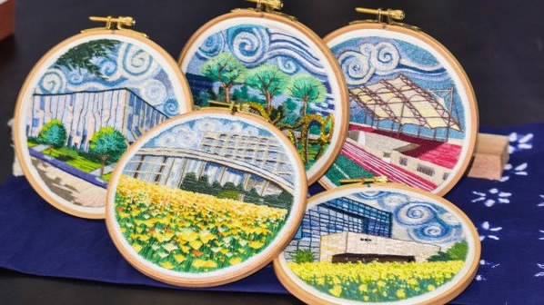 College student wows public with fine embroidery - CGTN