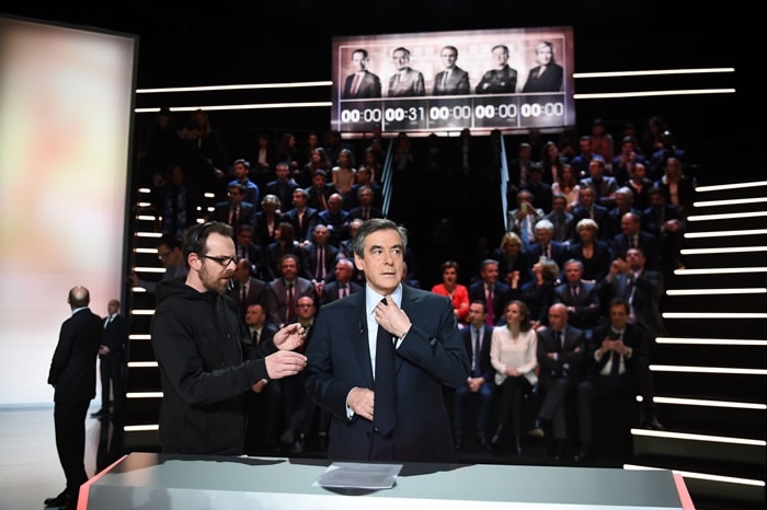 French presidential candidates clash in TV debate - CGTN