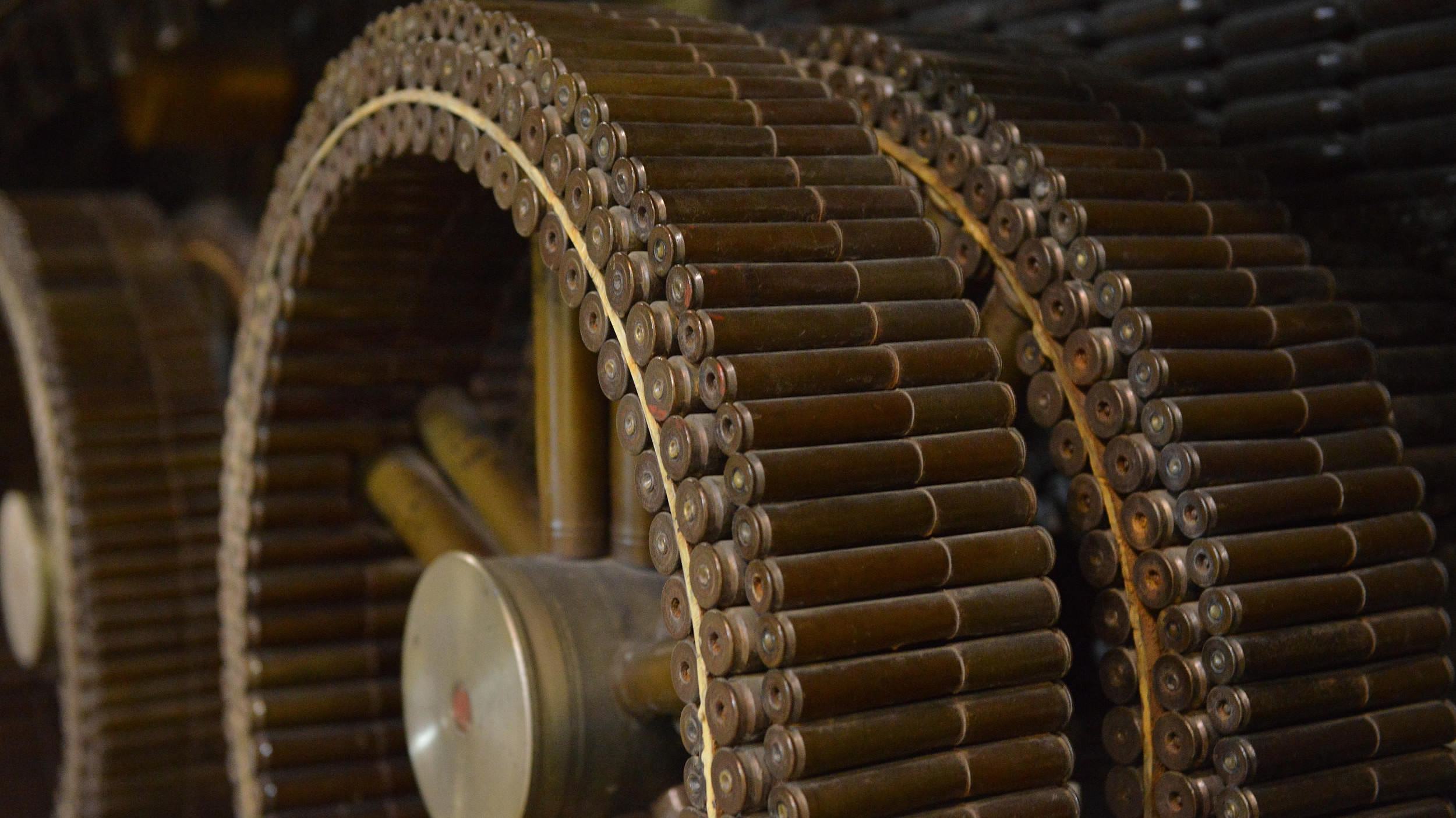 Life-size tank model made of almost 50,000 cartridge cases wows NE ...